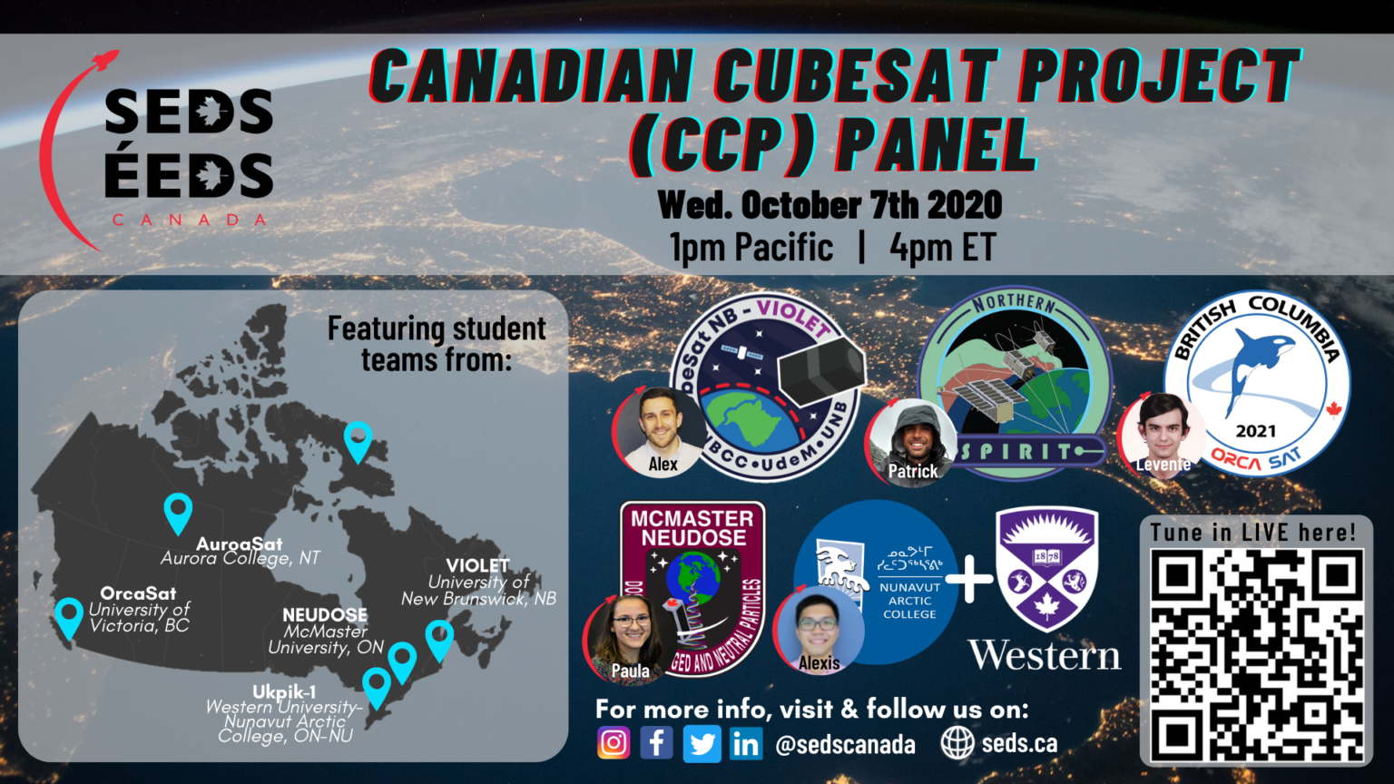 World Space Week 2020 – SEDS Canada